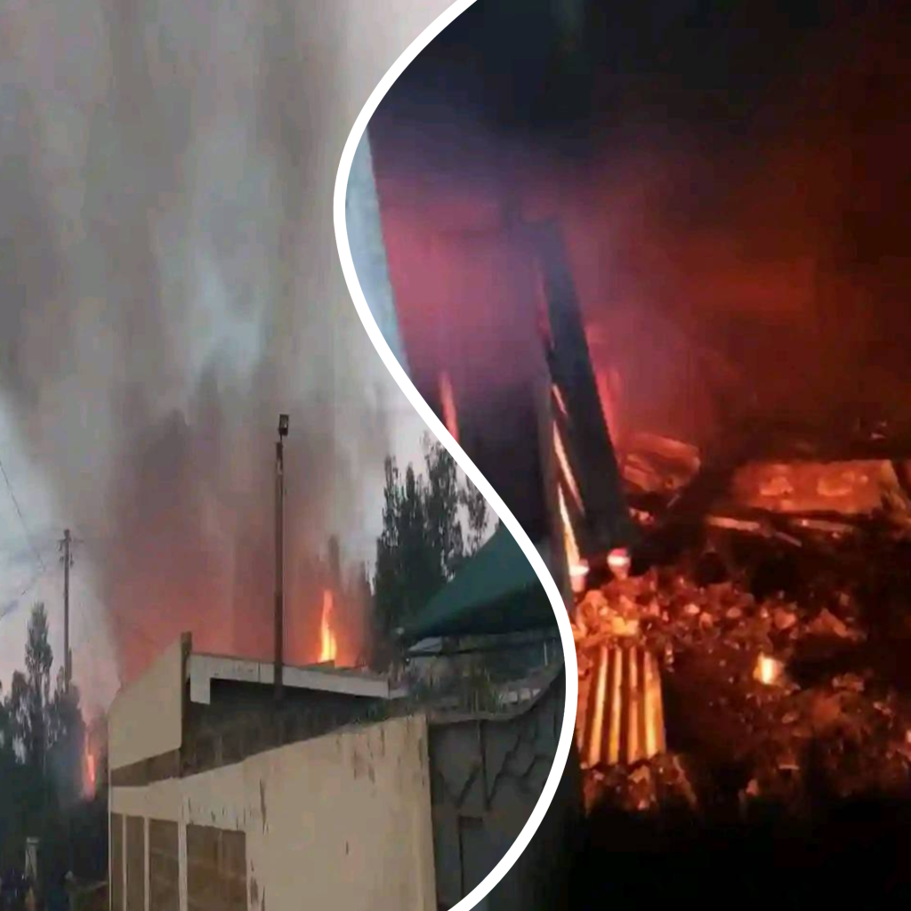 One Person Left Dead At Runda Area Baraka Estate Nanyuki After A Fire ...